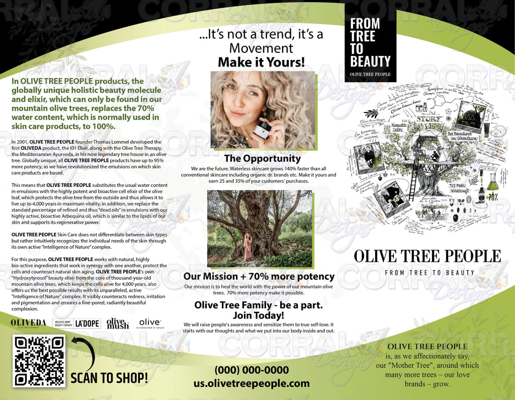 Oliveda Tree Brochures – Corral Designs