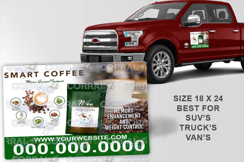 HBN Smart Coffee Car Magnets – Corral Designs