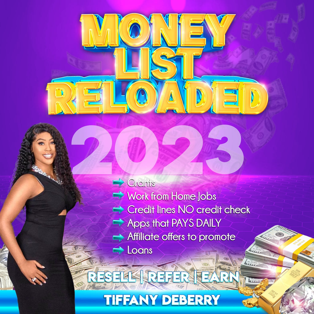 Money List Reloaded Purple Pink – Corral Designs