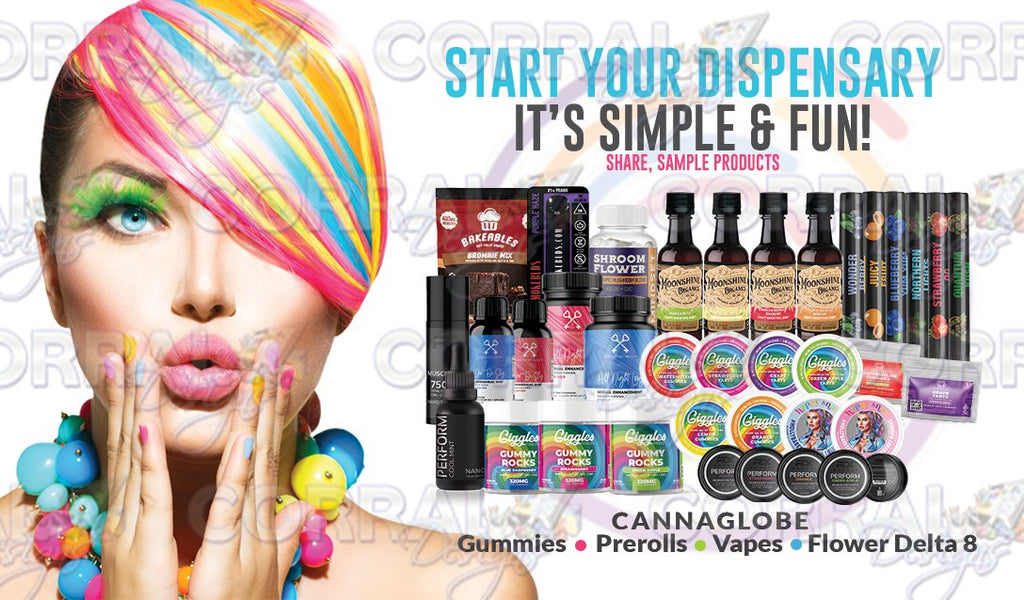 Cannaglobe Business Cards | Business Cards with QR | Corral Designs