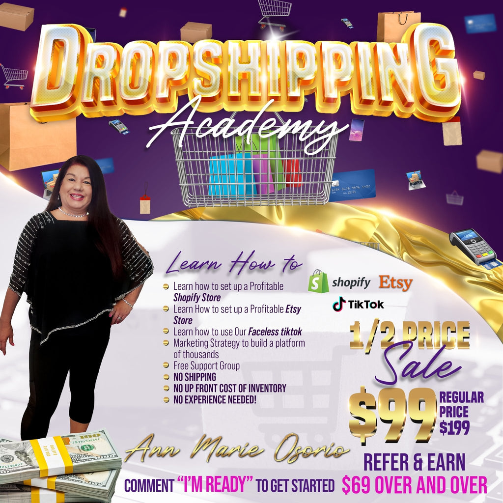 Drop Shipping Academy Flyer – Corral Designs